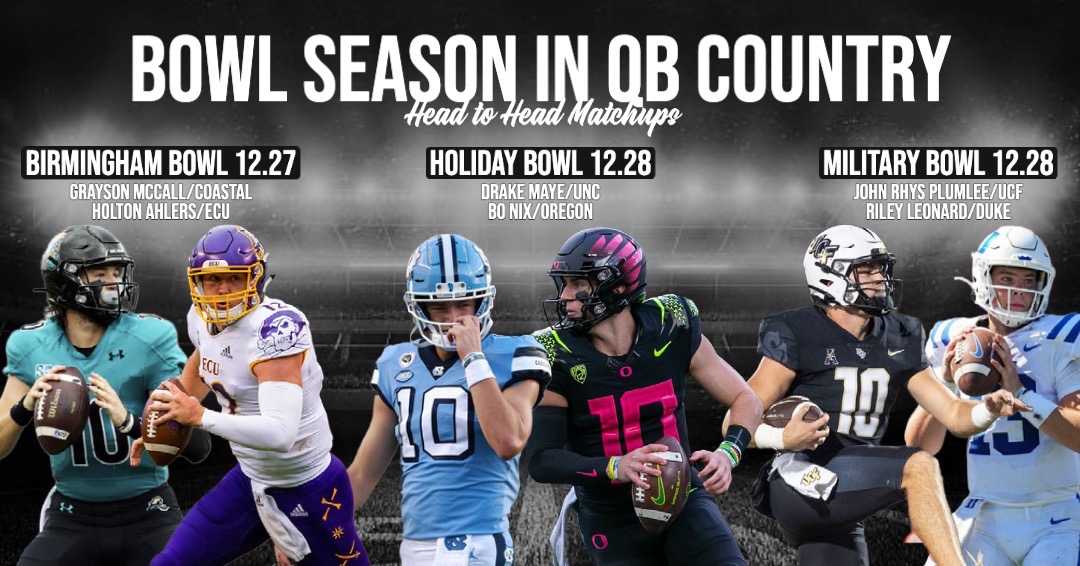 Going Bowling: QB Country trainees headline college football postseason - QB Country